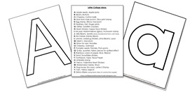 Letter Collage Worksheets - Confessions of a Homeschooler